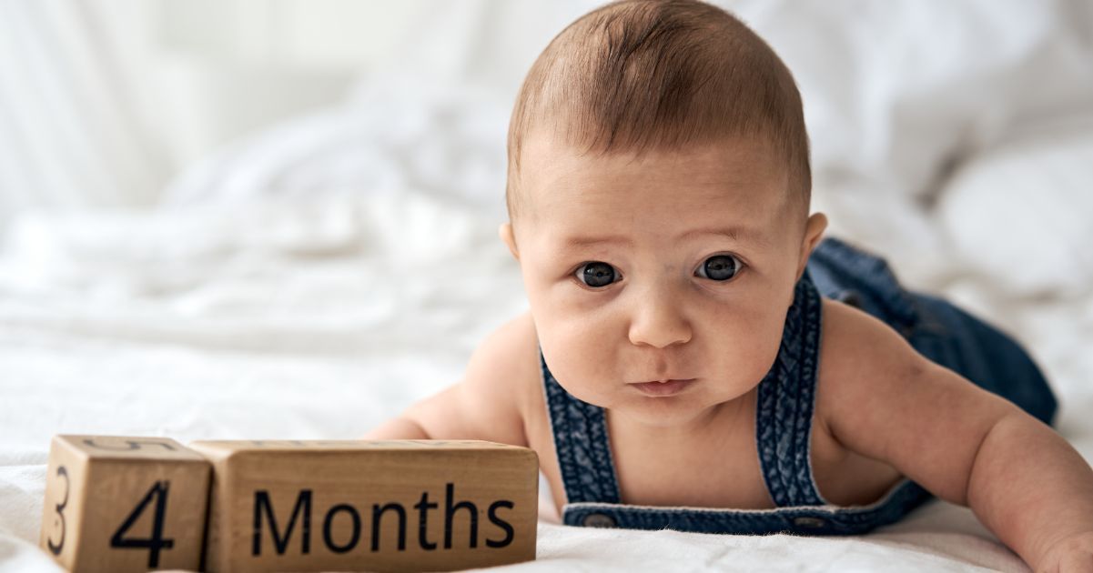 Four Month Development Markers for Your Baby - Gentle Giraffes